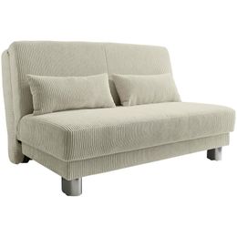 Home Affaire Schlafsofa &raquo;Gina&laquo; mit einem Handgriff vom Sofa zum Bett beige B/H/T: 160cm x 86cm x 195cm, Cord