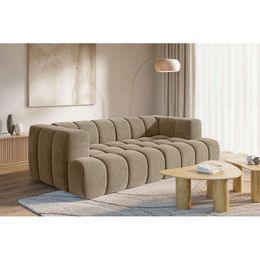 homsy by Ana Johnson Big-Sofa &raquo;&raquo;XL&laquo; BOUBELLE Design-Sofa extra tief, Bubble-Optik, Breite 246 cm&laquo; 4-Sitzer mit Wellenunterfederung, XL Sitztiefe 100 