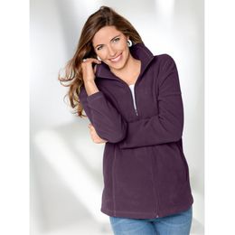 Sieh an! Fleece-Jacke in traube | Gr.: 56