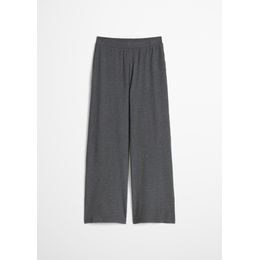 Marc O'Polo MARC O'POLO Damen Loungehose, Gr. XL, grau, Jersey, Obermaterial: 95% Baumwolle, 5% Elasthan, Hosen