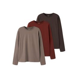 TWO SOON 3er-Pack T-Shirt in Fired Brick1 | Gr.: 134/140