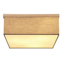 Globo LIGHTING Deckenleuchte &raquo;OSSI&laquo; E27 1 Stk. Deckenleuchte f&uuml;r Wohn- & Esszimmer schwarz Holz 3, H: 14cm, 1 Stk.