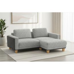 Sit & More sit&more Ecksofa &raquo;Concept&laquo; Modernes Sofa in drei Fu&szlig;farben zur Auswahl 100% Polyester B/H/T: 226cm x 84cm x 167cm, Recamiere rechts,mit Fu&szlig; Buche 