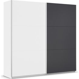 Rauch Schwebet&uuml;renschrank &raquo;Monza&laquo; in trendigen Farbkombinationen, mit viel Stauraum wei&szlig; Holzwerkstoff B/H/T: 218cm x 210cm x 59cm