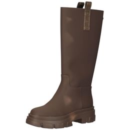 Steve Madden Damen Stiefel "Steve Madden Stiefel Lederimitat", Gr. 40, braun, Lederimitat, Schuhe