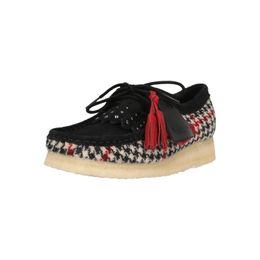 Clarks Damen Mokassin "Wallabee", Gr. 41,5, bunt, Kunstfaser, Schuhe, aus hochwertigem Harris Tweed