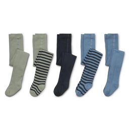 Tchibo - 5 Kinder-Strumpfhosen - Jungen - Gr. 98/104 - dunkelblau