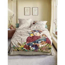 Irisette Bettw&auml;sche &raquo;Playa 8581&laquo; 2 Stk. anschmiegsam und atmungsaktiv bunt Mako-Satin, Obermaterial: 100% Baumwolle B/L: 135cm x 200cm, 1 Stk., 1 Stk., Mako-