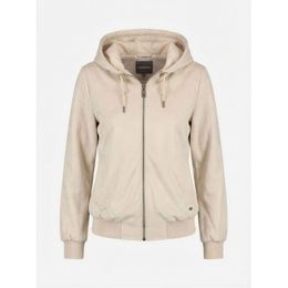 KOROSHI Dame-jacke mit kapuze in wei&szlig; | Gr.: XS