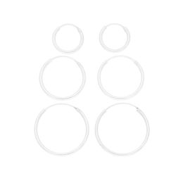 Firetti Damen Creolen-Set &raquo;Multipack Schmuck Geschenk Silber 925 Ohrschmuck Creolenset&laquo; silber Silber 925 (Sterlingsilber)