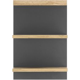 OTTO home Ablageregal &raquo;WESTMINSTER, Wandregal im Landhausstil&laquo; in 2 Farben verf&uuml;gbar, mit zwei Ablageb&ouml;den grau Holzwerkstoff B/H/T: 40cm x 59cm x 