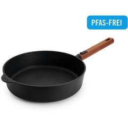 Woll Schmorpfanne &raquo;MADE IN GERMANY - Eco Logic QXR Guss-Hochrandpfanne&laquo; Aluminiumguss 1 Stk. tlg. Diamond-QXR - Beschichtung schwarz &Oslash; 28cm + H&ouml;he 7cm