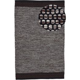 CarpetFine Teppich &raquo;Kelim Mia, auch als L&auml;ufer erh&auml;ltlich&laquo; rechteckig 6 mm H&ouml;he handgewebt, Baumwolle, Wendeteppich, Fleckerl, Bord&uuml;re, Wohnzimmer 