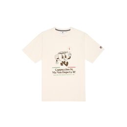 FILA Shirt 'Navigli Caff&eacute;' male size XS Dark brown / Green / Red / White