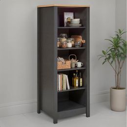 Inter Link Standregal &raquo;Pienza, K&uuml;chenregal, Ablageregal, Gew&uuml;rzregal&laquo; 1 Stk. tlg. Stauraum-Modul, passend zur Modularen K&uuml;che, 60x60x167 cm grau Holzwerkstoff, 