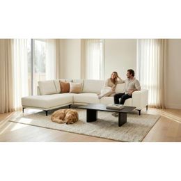 OTTO home Ecksofa &raquo;Xander, L-Form&laquo; Breite 289 cm, Webstoff, Soft-Touch Chenille, schwarze Metallf&uuml;&szlig;e beige 68% polypropylene, 32% polyester B/H/T: 