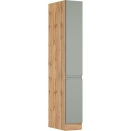 KOCHSTATION Apothekerschrank &raquo;KS-Virginia,neu in verbesserter Ausf&uuml;hrung&laquo; Stauraum, Softclose, Breite 30 cm, H&ouml;he 200 cm, 2 Ausz&uuml;ge, Soft-Close-