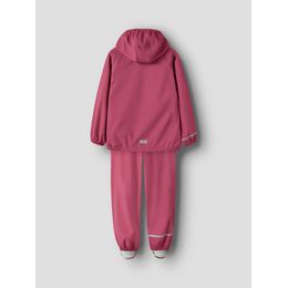name it Jungen Regenmantel "NKNDRY10 Regenjacke und Hose im Set"rose wine, Gr. 158, unifarben, Web, Obermaterial: 100% Polyester, M&auml;ntel, Keine