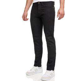 INDICODE Herren Regular-fit-Jeans "INTony"ultra schwarz, Gr. 32, clean, Denim/Jeans, Obermaterial: 98% Baumwolle, 2% Elasthan, Jeans,