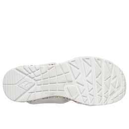 Skechers Damen Sandale "UNO", Gr. 41, bunt, Textil, kontrastfarbene Details, Schuhe, Sommerschuh, Strandschuh mit Skech-Air Luftkissensohle