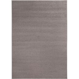 OTTO home Teppich &raquo;Feodora&laquo; rechteckig 11 mm H&ouml;he Kurzflor, Uni-Farben, ideal im Wohnzimmer & Schlafzimmer beige Polypropylen B : 120cm 1 Stk., 11mm, 