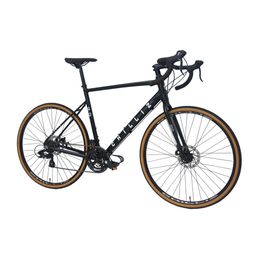 CHILLIZ Gravelbike "GL.01", 54cm, 28 Zoll (71,12cm) hinten: 28 Zoll (71,12cm), schwarz, Fahrr&auml;der