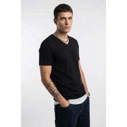 Jack & Jones JACK & JONES Herren V-Shirt "JJEORGANIC BASIC TEE SS V-NECK 3PK MP"navy blazer pack:navy blazer, schwarz, wei&szlig;, Gr. M, unifarben, Jersey,