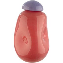 Gilde Tischvase &raquo;Vase Candy rosa H. 26 cm&laquo; rosa Glas B/H/T: 16cm x 26cm x 16cm