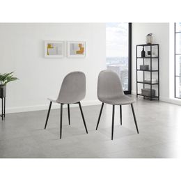 OTTO home Esszimmerstuhl &raquo;Eadwine, Stuhl, K&uuml;chenstuhl, 4-Fu&szlig; Stuhl&laquo; (Set) 1 Stk.Polsterstuhl mit Metallgestell, im 1er. 2er und 4er Set erh&auml;ltlich 