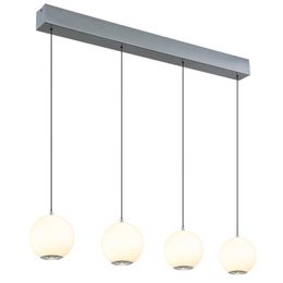 Globo LIGHTING H&auml;ngeleuchte &raquo;SIMMONS&laquo; LED-Modul 1 Stk. warmwei&szlig; - kaltwei&szlig; H&auml;ngelampe Esszimmer-Leuchte Esstischleuchte Wohnzimmer wei&szlig; H: 150cm, 1 