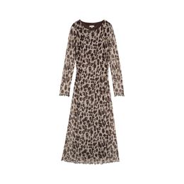 Tom Tailor Kleid Damen Gr&ouml;&szlig;e 42 kitt / schoko / grau Sommerkleid