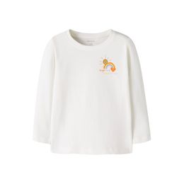 name it Shirt 'NMFLINLAS' M&auml;dchen Gr&ouml;&szlig;e 92 gelb / gold / orange / wei&szlig;
