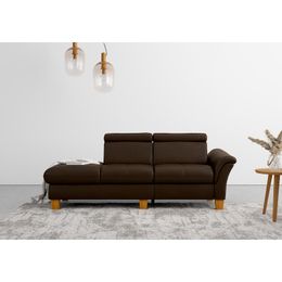 OTTO home Recamiere &raquo;Lindgren&laquo; wahlweise motorische TV-Funktion, Bettkasten und Kopfteilverstellung braun 100% Polyester B/H/T: 206cm x 84cm x 93cm, 