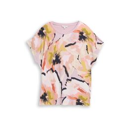 Tom Tailor Shirt female size XXXL Beige / Navy / Mustard / Rose