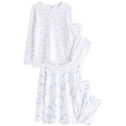 next Schlafanzug Jungen Gr&ouml;&szlig;e 86 blau / wei&szlig;