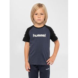 Hummel T-Shirt Hmljr Logo Jungen in OMBRE BLUE | Gr.: 134/140