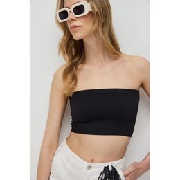 NO MATTER WHAT Crop Top in Schwarz | Gr.: M