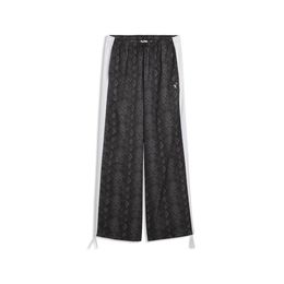Puma Damen Sporthose "T7 Relaxed Snake Print Hose Damen", schwarz, Gr. L, Obermaterial: 100% Baumwolle. Tasche &ndash; Oben: 80% Polyester, 20% Baumwolle,