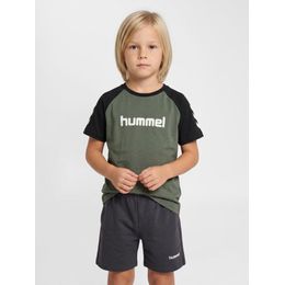 Hummel T-Shirt Hmljr Logo Jungen in CASTOR GRAY | Gr.: 110-116