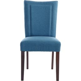 OTTO home Esszimmerstuhl &raquo;Zena&laquo; (Set) 2 Stk.Gestell aus Massivholz, Polsterstuhl, Esszimmer, Bestseller blau Holzwerkstoff B/H/T: 48cm x 93cm x 65cm, 