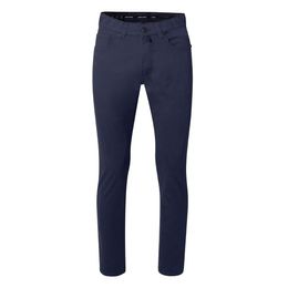 Pierre Cardin Herren 5-Pocket-Hose "Hose 5 Pocket Lyon", blau, Gr. 34, Web, Obermaterial: 97% Baumwolle, 3% Elasthan, Hosen, Tapered Fit