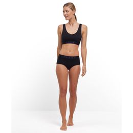 Falke Damen Bustier "Daily Comfort", Gr. M, blau, Single Jersey, Obermaterial: 96% Baumwolle, 4% Elasthan, BHs, ohne B&uuml;gel, Polster und Verschluss,