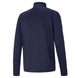 Puma Herren Trainingsjacke "TEAMRISE TRAINING POLY JACKET", blau, Gr. L, unifarben, Piqu&eacute;, Obermaterial: 100% Polyester, Jacken, sportlicher Stil mit