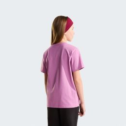 The North Face Kinder T-Shirt "TEEN EVOLUTION SIMPLE DOME S/S TEE"hushed lavender, Gr. XXL, Obermaterial: 60% Baumwolle, 40% Polyester, Shirts