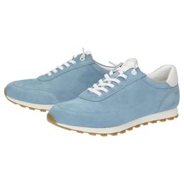 Sioux Damen Sneaker "Snejana-700", Gr. 36, blau, Obermaterial: 100% Ziegenveloursleder GOVL. 100% Gummi rubber., Schuhe