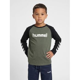 Hummel T-Shirt Hmljr Logo Jungen in CASTOR GRAY | Gr.: 122/128