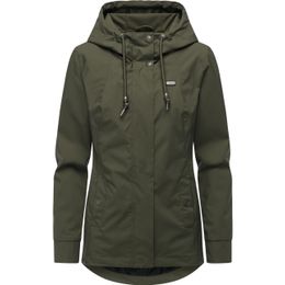 Ragwear Damen Outdoorjacke "Alvena Summer YOUMODO", gr&uuml;n, Gr. M, Obermaterial: 100% Polyester. Innenfutter: 100% Polyester, Jacken, Wasserdichte und