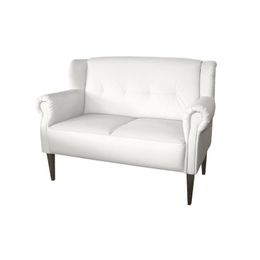Home Affaire 2-Sitzer &raquo;Moro K&uuml;chensofa, Federkern, Breite 142cm, bequem&laquo; mit Federkern wei&szlig; Luxus-Microfaser aus 100% Polyester;Softlux-Kunstleder B/H