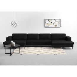 DOMO collection Wohnlandschaft &raquo;Modica U-Form aktuelles, kubisches Design mit 2 Recamieren, viel Platz&laquo; XXL, auch in Cord, Fu&szlig;h&ouml;he passend f&uuml;r g&auml;ngige