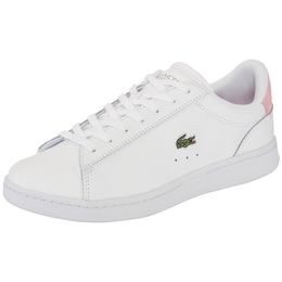 Lacoste Damen Sneaker "CARNABY SET", Gr. 39,5, wei&szlig;, Leder, Schuhe